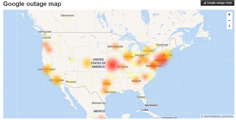 Google Outage Map - Digital Marketing Agency | Facebook Ad Strategies